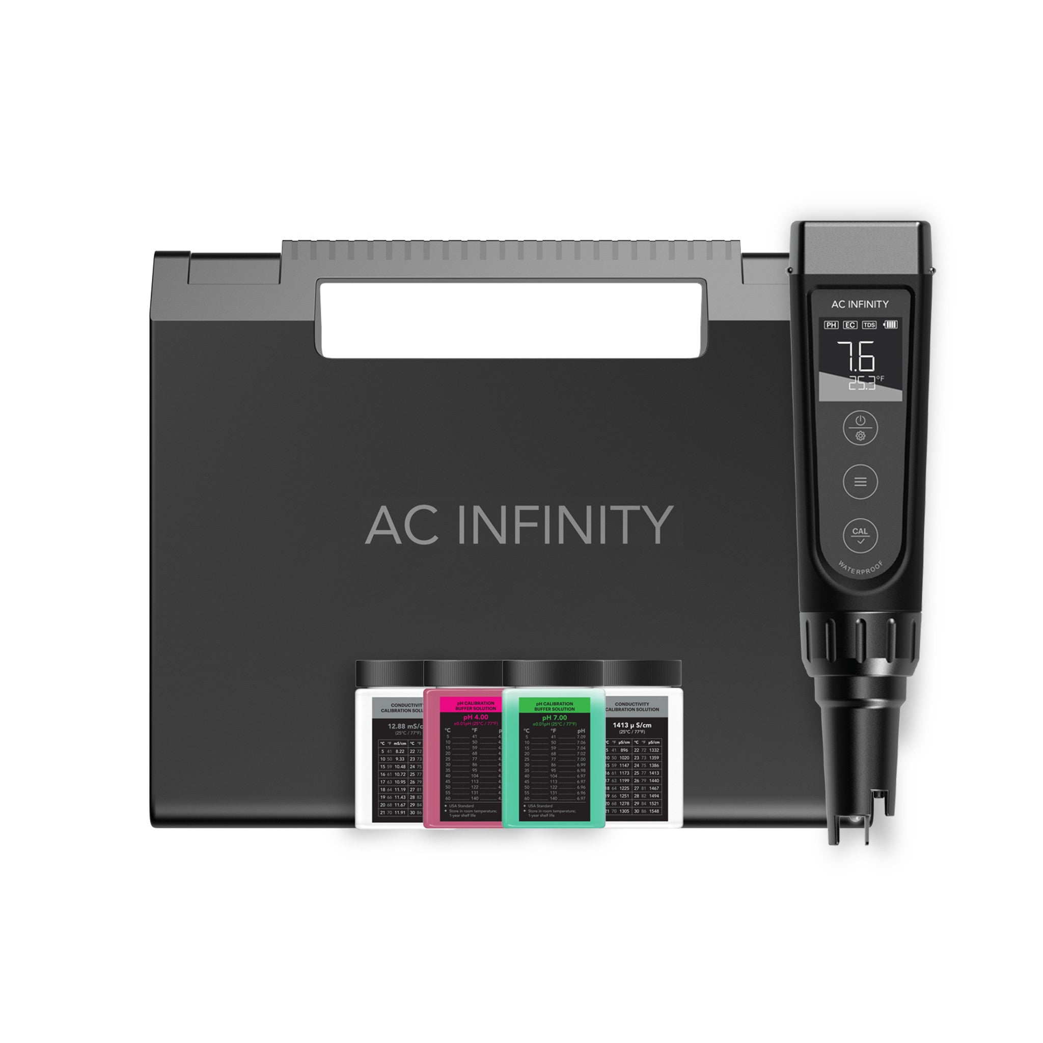 AC Infinity Hydroponic Meter Pro Kit, ALL-IN-ONE PH PEN, Interchangeab