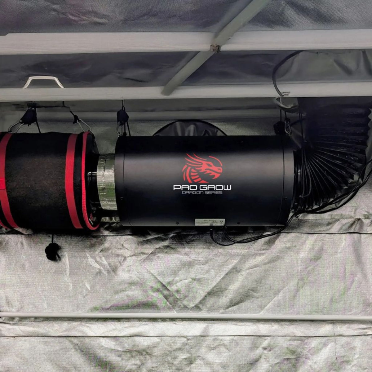 Pro Grow Dragon Series Silenced Inline Fan - 150mm