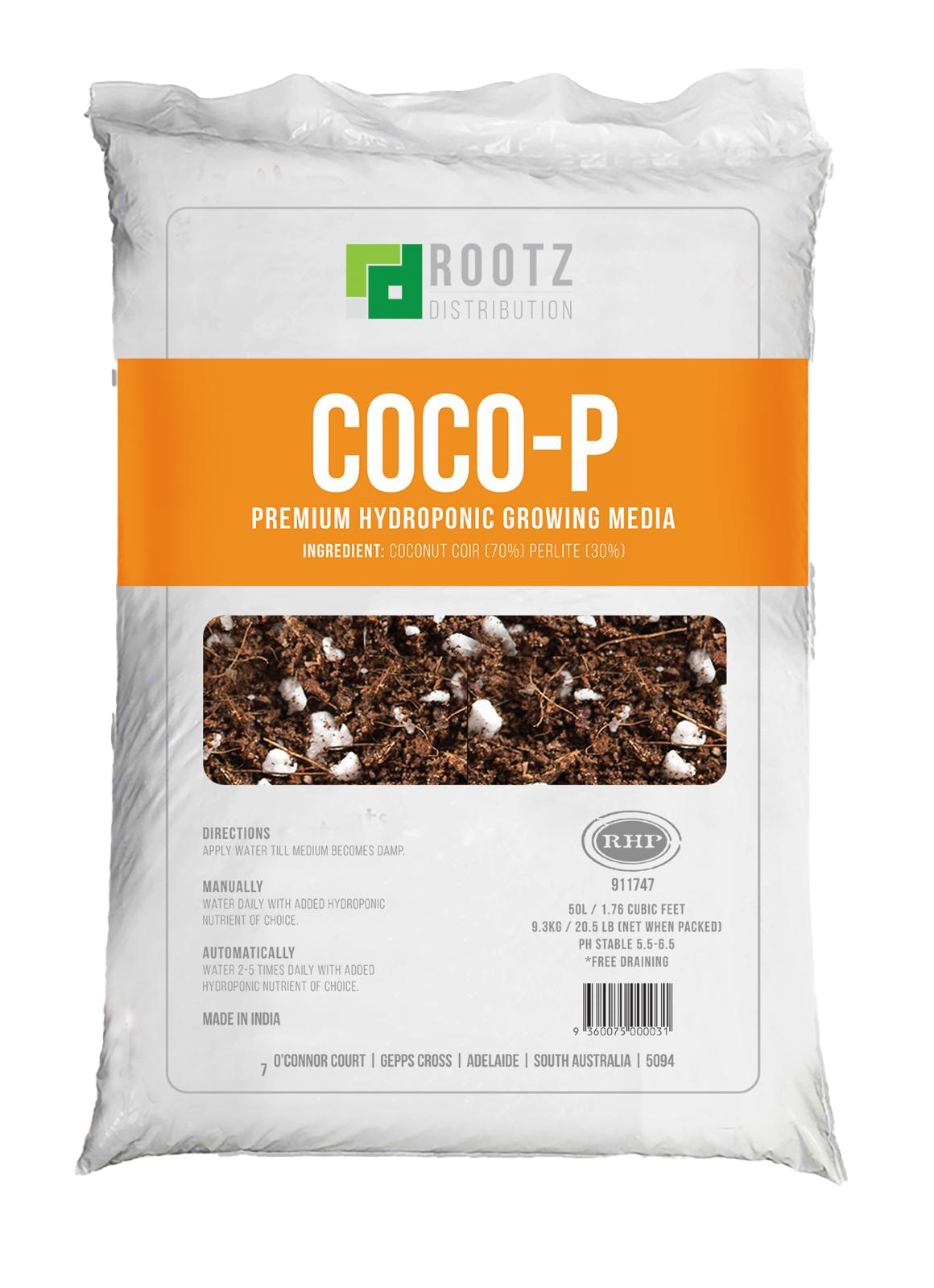 Rootz Distribution Coco Perlite 70/30 Blend - 50L