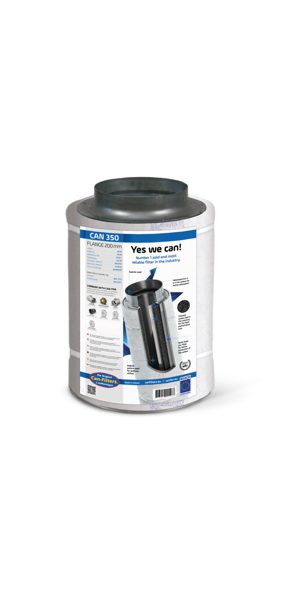 Can-Original Carbon Filter Can BFT 350 - 315 x 500mm