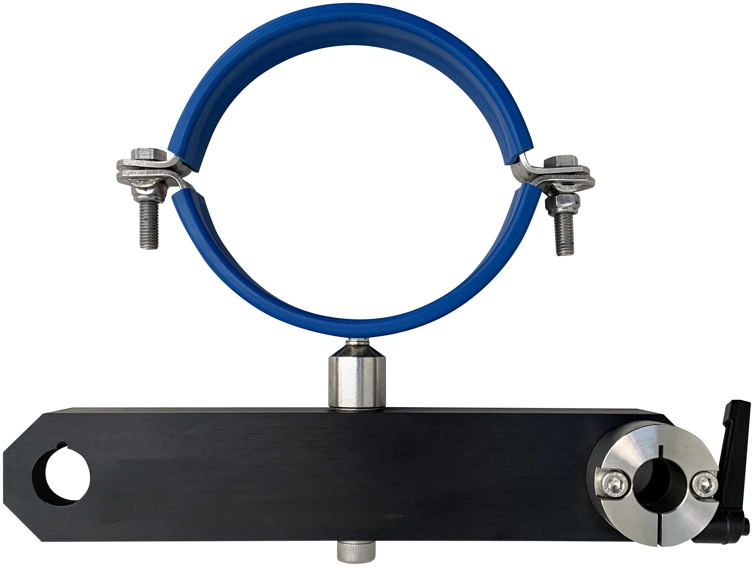 Cross Bar w/ 5\ Pipe Holder Mounting Clamp 180-450g Closed Column Extr