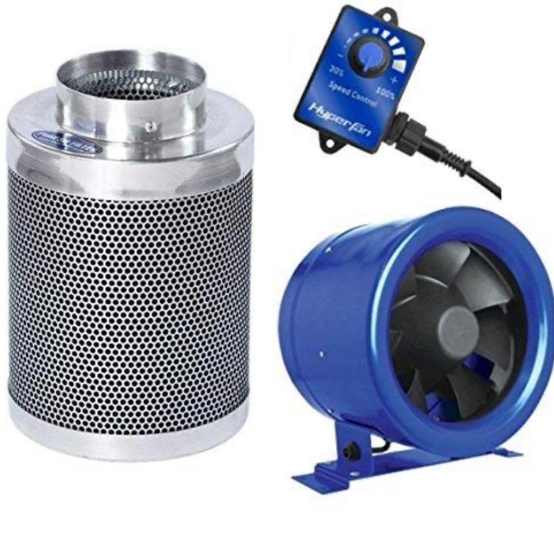 Phresh Hyper Fan 300 + Phresh Filter 300/1000 Combo W/ Controller