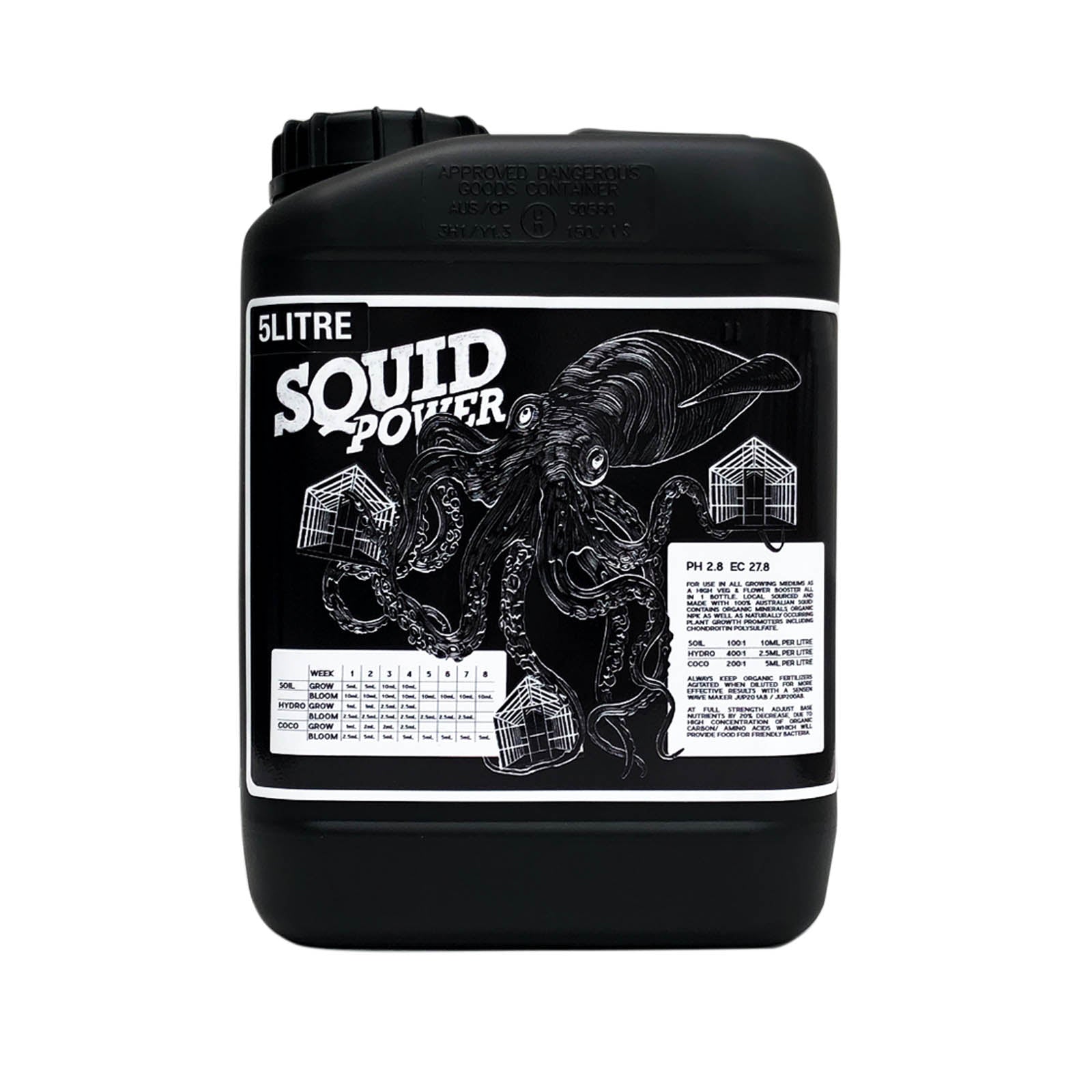Squid Power 1, 5 or 25L